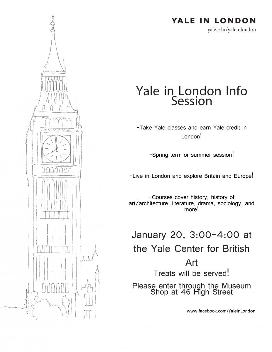 Yale in London Info Session | Advising Resources Yale in London Info Session | Advising Resources